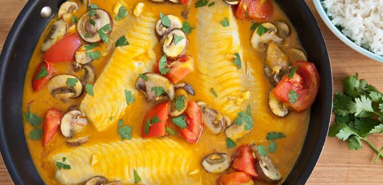 Yellow Curried Fish - A Taste of Thai