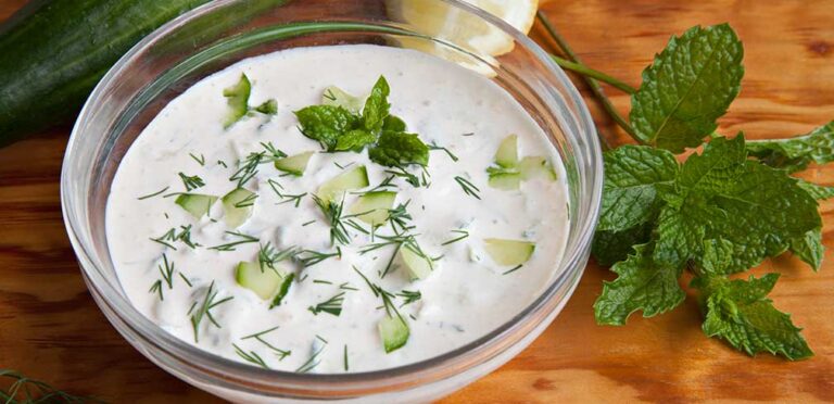 Cucumber Mint Sauce - A Taste of Thai