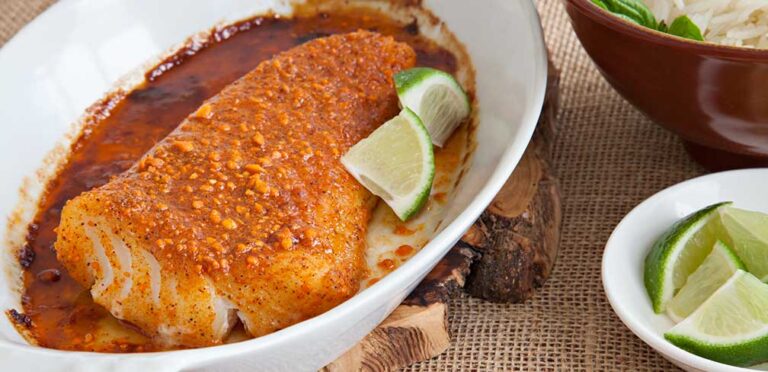 Spicy Peanut Baked Fish - A Taste of Thai