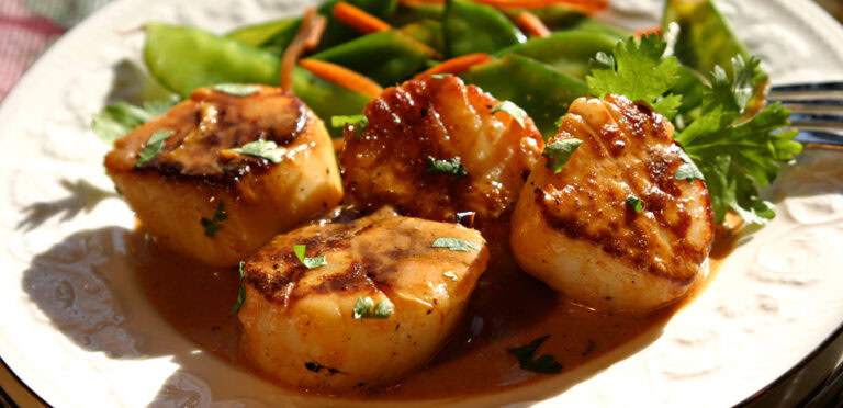 Thai Curried Scallops - A Taste of Thai