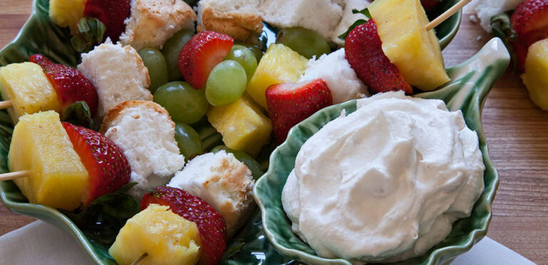 Coconut Milk Fruit Dip - A Taste of Thai