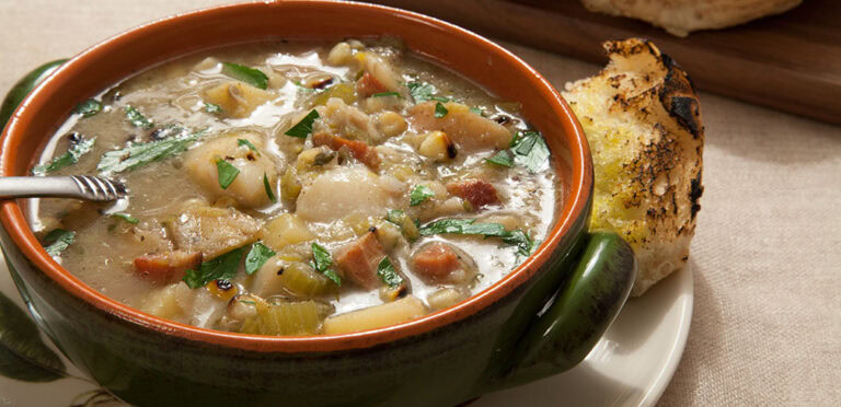 Cod and Grilled Corn Chowder - A Taste of Thai